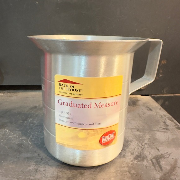 Tablecraft | Kitchen | Tablecraft Aluminum Graduated Measure Quart 95 ...